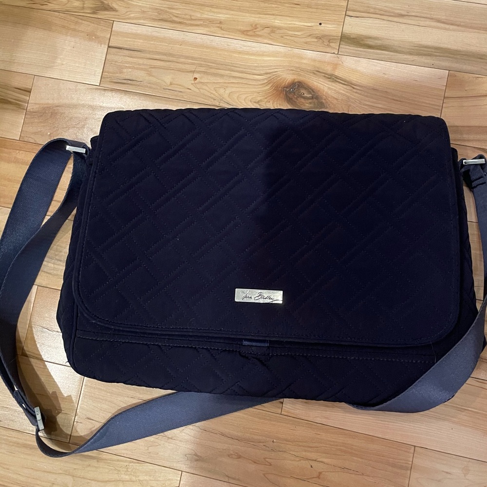 Vera Bradley Laptop Bag Dark Blue - Gem